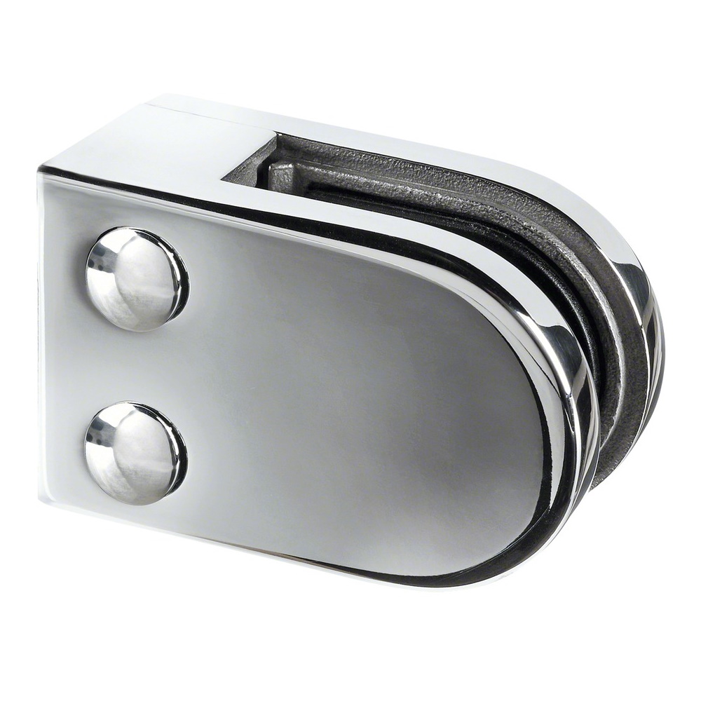 Classic D-shaped Stainless Steel Glass Clamp