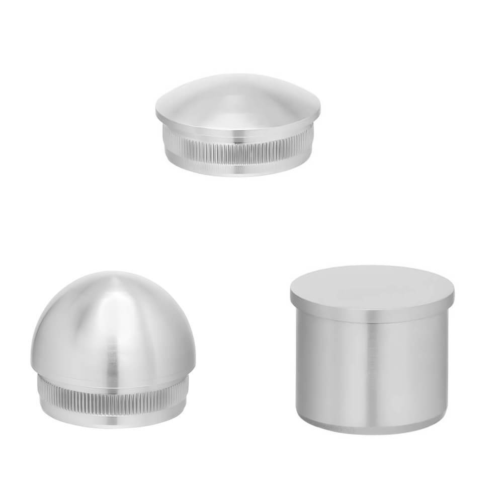 Handrail End Piece in Satin Finish