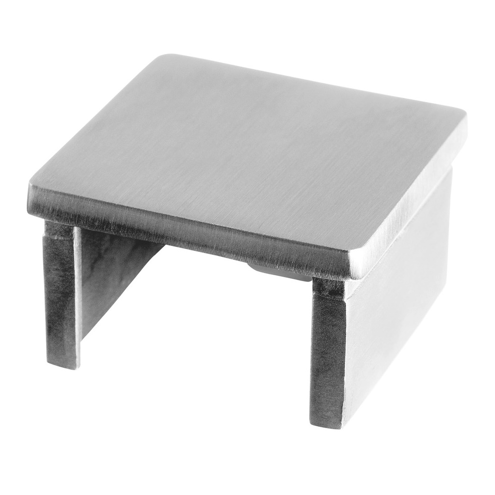 End Cap for Slotted Square Handrail