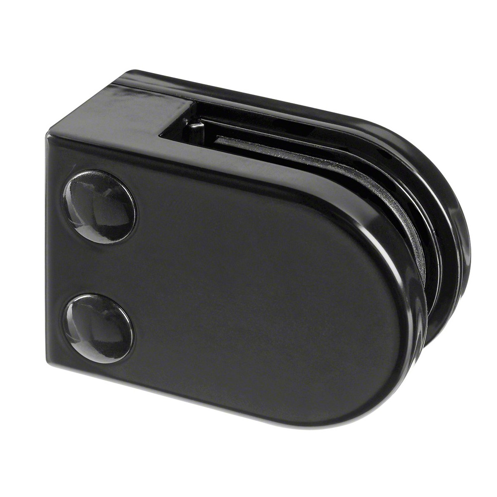 D-shaped Glass Clamp - Flat Mount