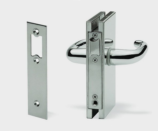Heavy Duty Glass Door Latch with Handles