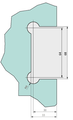 Heavy Duty Glass Door Hinge