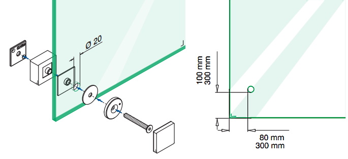 Square Glass Adapter